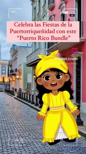 Puerto Rico (Spanish) Culture Mega Bundle Semana Puertorriqueña | TPT