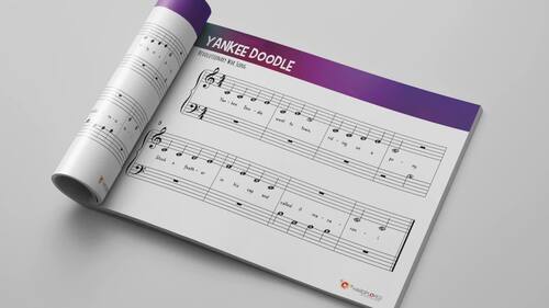 Yankee Doodle - Revolutionary War Song | Easy-to-Play Piano Sheet Music