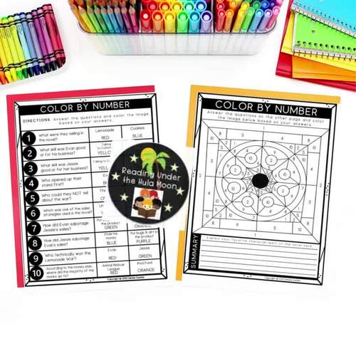 lemonade war coloring pages