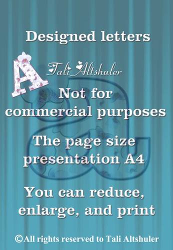 English Digital Letters, numbers and symbols decorate classroom - Flower