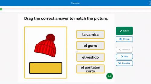 Boom Cards - La Ropa - Picture Identification Activity by NATAM | TPT