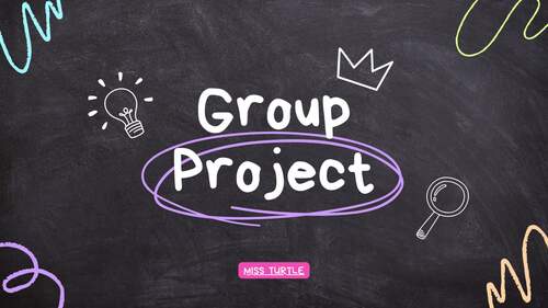Editable Project Presentation Template PPTX for School and Teachers