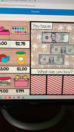 What Can You Buy? Christmas Boom Cards by Homeschooling Autism | TPT
