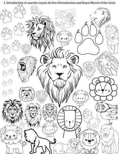 Carnival of The Animals Coloring Pages (14 Total), Mindful, Fun | TPT