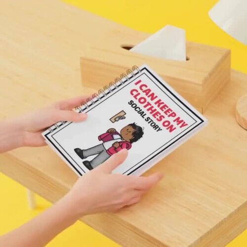 Keeping Clothes On Social Story Private / Public Space Autism SEL Therapy