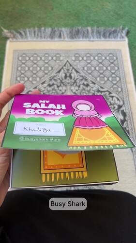 My Salah Pop Up Book Paper DIY (Girls) by Busy Shark | TPT