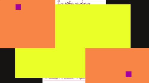 Los útiles escolares: pósters, actividades de vocabulario y gramática ...