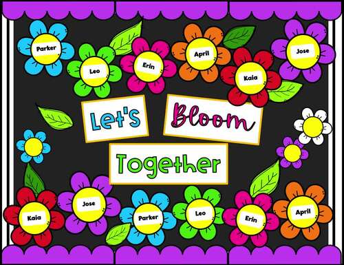 Spring Bulletin Board Idea Blooming Flowers Themed -May by Inside ...