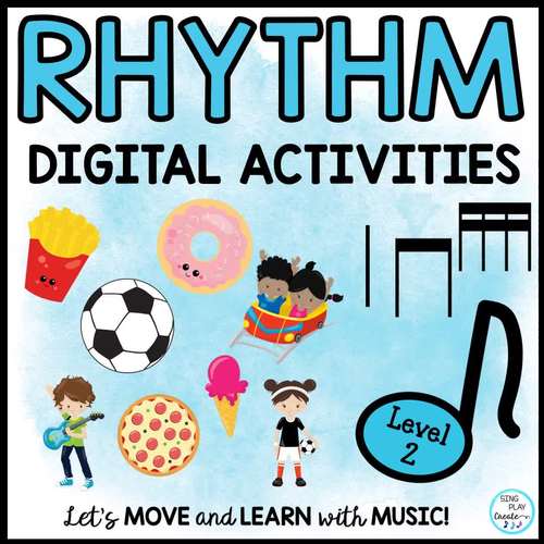 Music Rhythm Activities Level 2: Digital Google Slides & Presentation ...