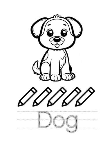 Coloring Book for Kids with Basic words and Pictures from A-Z | TPT