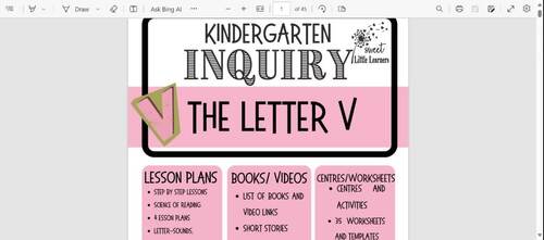 Letter 'T' Inquiry for Kindergarten: Learn the Letters: Science of Reading