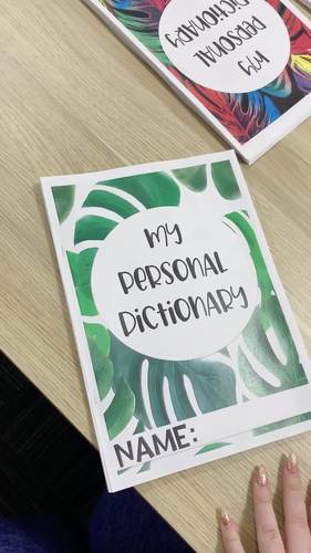 My Personal Dictionary NSW Font by pictureperfectclassroom | TPT