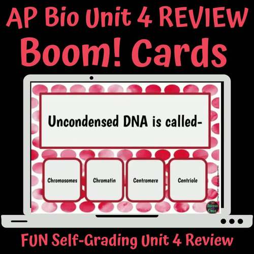 AP Bio Unit 4 Cell Communication and Cell Cycle Review Cards | TpT