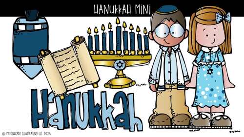 Hanukkah clip art, Jewish clip art Mini by Melonheadz Clipart | TPT