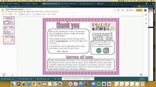 Grade 4 Module 7 Homework on Google Forms, Eureka Math/EngageNY, All Topics