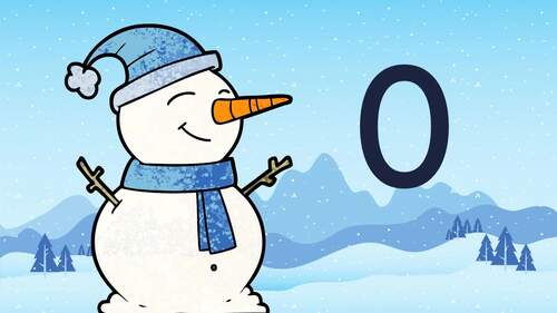 Count to 120 in Winter with Snowmen GOOGLE SLIDES by Tina Brigham