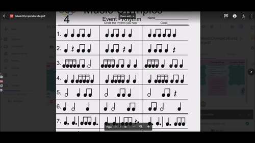 Music Olympics Grade 4 by Rhonda Chalone Music | TPT