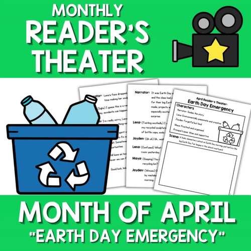 April Readers Theater Script | Fun Reading Center Activity | Play Skit ...
