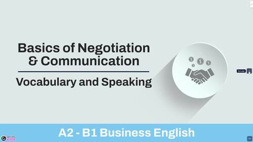 A2 - B1 Business English: Basics of Negotiation (Online ESL Resource ...