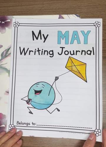 Daily Writing Journal - Quick Writes - Month of May by Let's Talk Bilingual