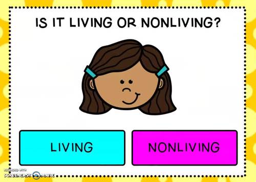 Living and Nonliving Boom Cards™ Distance Learning by Creating 4 ESL