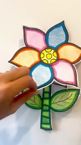 Spring Flower Craft & Reflective Writing - Bulletin Board | TPT