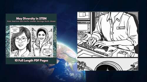 Asian Pacific American Heritage Month Women in STEM: Diversity Coloring ...