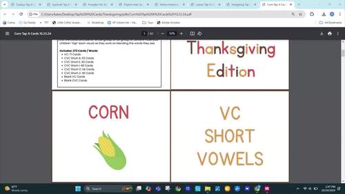 Blending VC Words Phonics Review | CVC Short Vowel Consonant Words ...