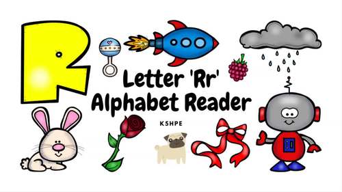 Letter 'Rr', Alphabet Reader, Voice-Over Video, Phonics, eBook | TPT