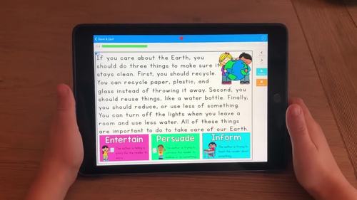 Author's Purpose Digital Boom Cards: Spring Edition by Sarah Paul