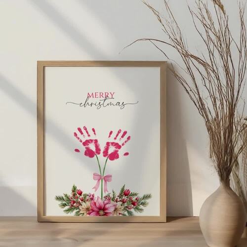 Christmas Handprint Craft | Christmas Handprint Art | Christmas Activities