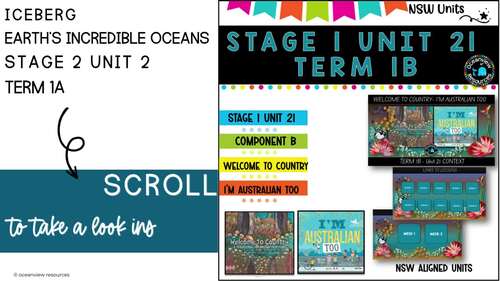 STAGE 1 YEARLONG BUNDLE- NSW DET Units of work Component B Terms 1-4