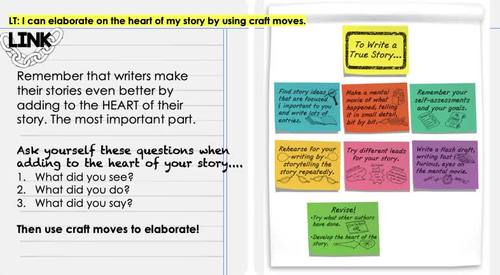 Crafting True Stories - 3rd Grade Unit 1 - PPT Lessons by Heart of ...