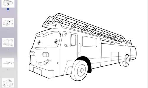 Trucks, Planes, and Cars Coloring (Ages 4-8) by Activity Nest | TpT