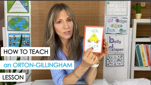 How to Teach an Orton-Gillingham based LiteraSee lesson VIDEO & DOWNLOAD