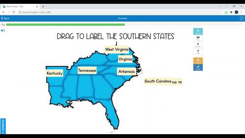 The United States Regions Boom Cards Bundle by Hands on Learning LLC