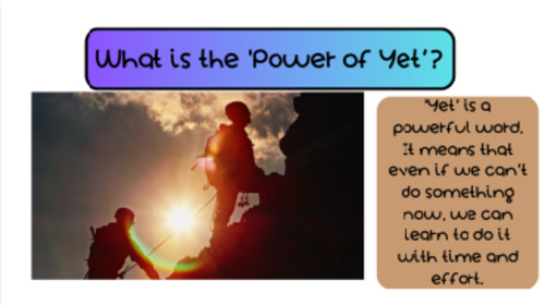 Growth Mindset: The Power of Yet Video FREEBIE by Teaching with Distinction