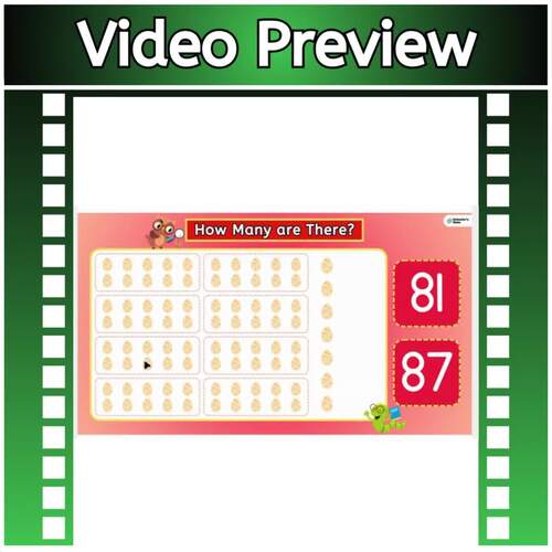 Count and Pick: How Many are There? (Numbers 81-90) Digital Resources