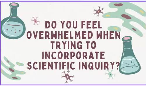 Scientific Method Acorn Inquiry Lab- Middle and High School STEAM-Editable