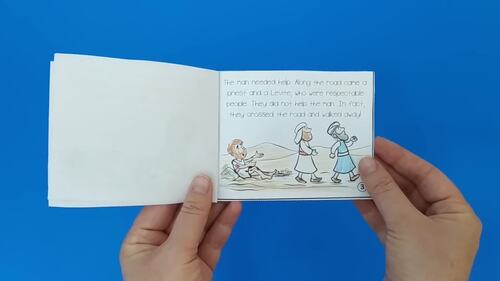 The parable of the Good Samaritan Mini Book | Sunday School Activity