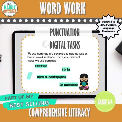 Gr 3/4 | Punctuation Digital | New Ontario Language Curriculum 2023
