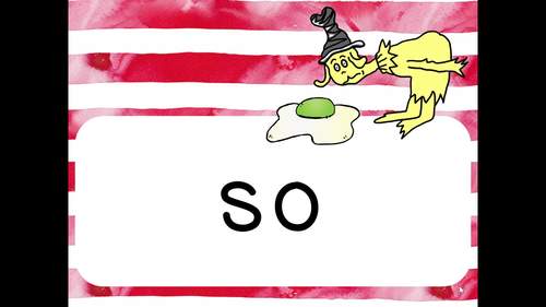 Green Eggs and Ham Sight Words Activity - Level I by Little Priorities
