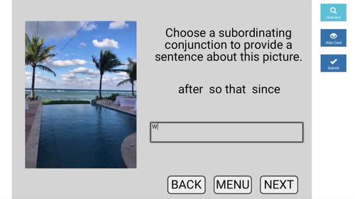 Subordinating Conjunctions with Real Pictures Boom Cards™ by love2speak