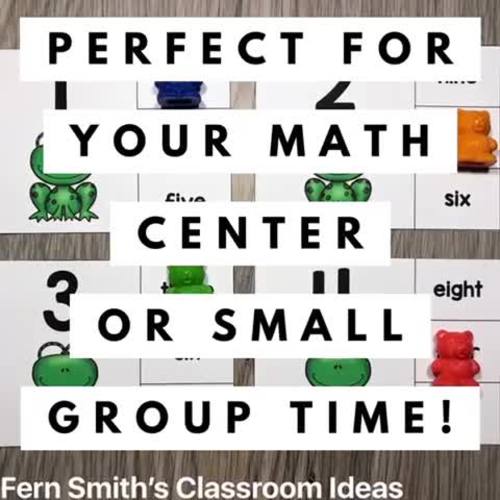 Numbers Clip Cards Dollar Deal by Fern Smith's Classroom Ideas | TPT