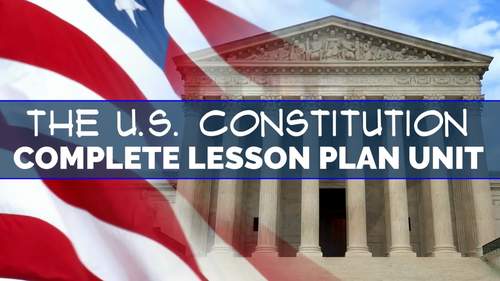 Bill of Rights and U.S. Constitution Complete Unit | Distance Learning!