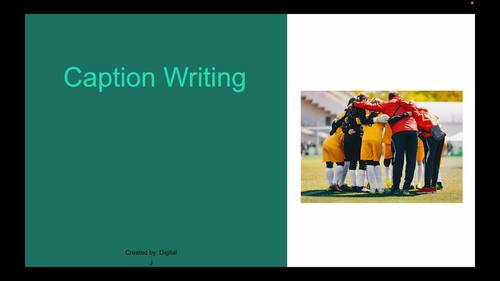 Yearbook Photo Caption Writing Activity | Google Slides™ & PowerPoint ...