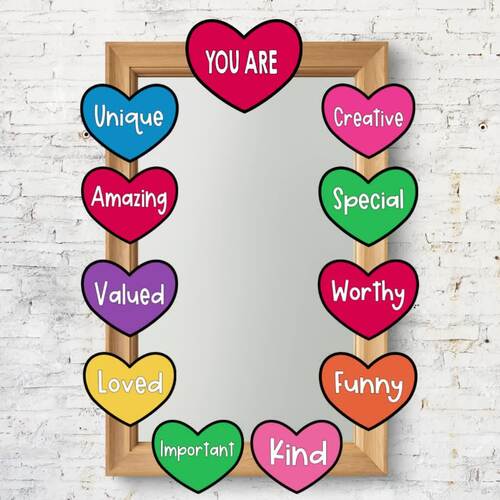Heart Affirmation Station - Positive Messages - Valentine's Day ...