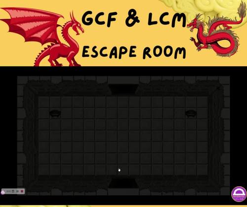 GCF and LCM Math Activity | Digital Escape Room Resource by Matemaths