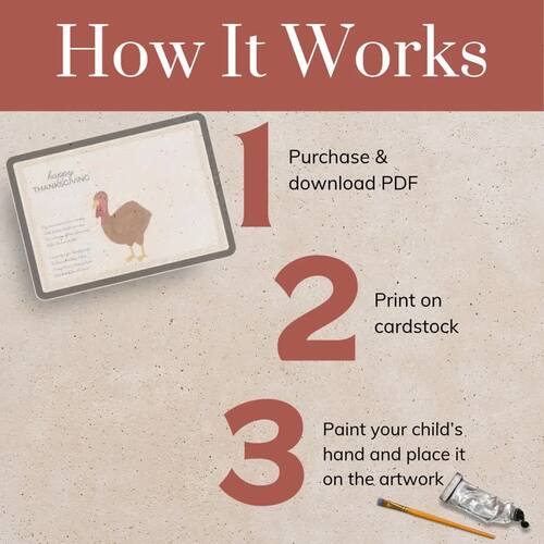 Thanksgiving Placemat Craft, Turkey Handprint Poem Fall November ...