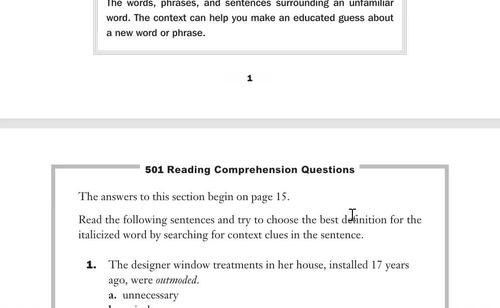 Over 500 Multiple-Choice Assessment Questions with Answers For ELA Learners